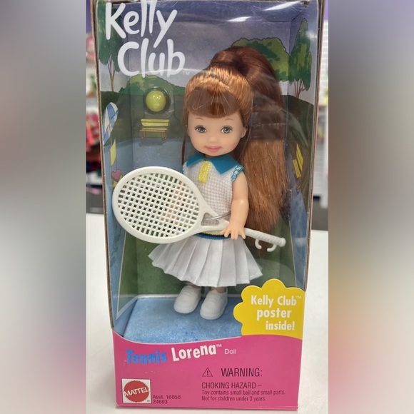 Mattel | Toys | Vintage Mattel Kelly Club Tennis Lorena Doll 999 Nib ...